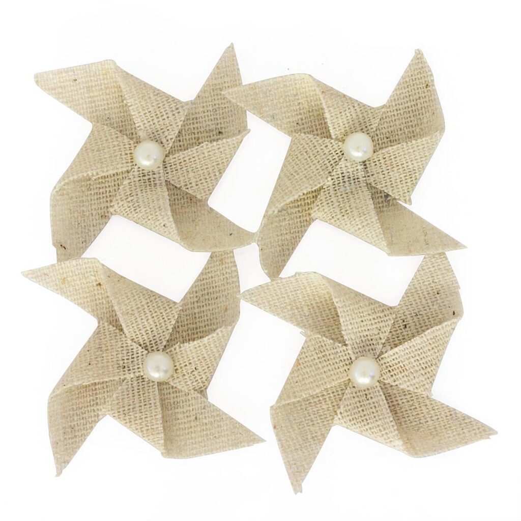 Lipnios gėlės Pinwheel, smėlio spalvos, 4vnt. | Capsule.lt