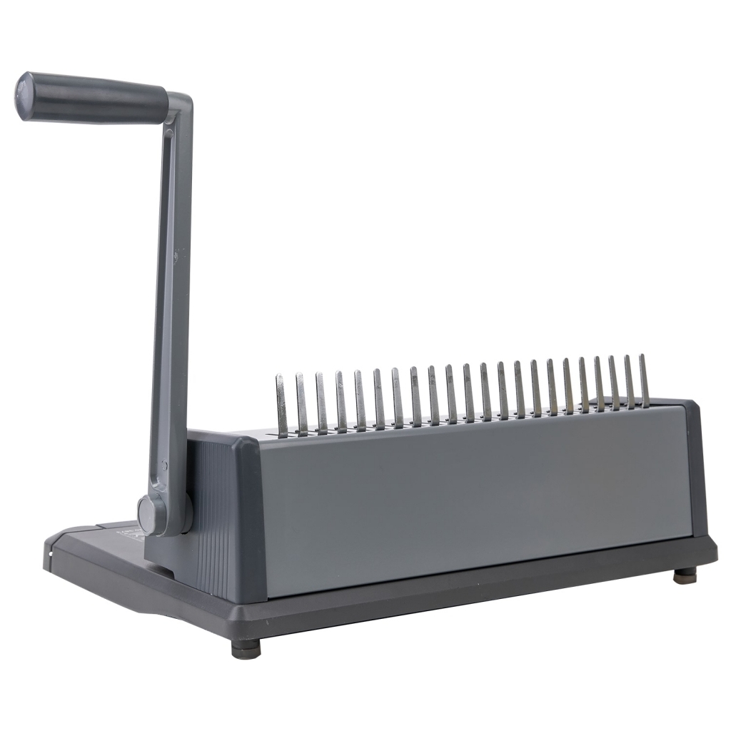 Įrišimo aparatas Deli 3873, muša 21 skylę, sega iki 450 lapų | Capsule.lt